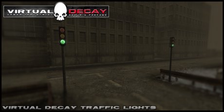 Second Life Marketplace - -Virtual Decay-The Traffic Lights - simwide ...