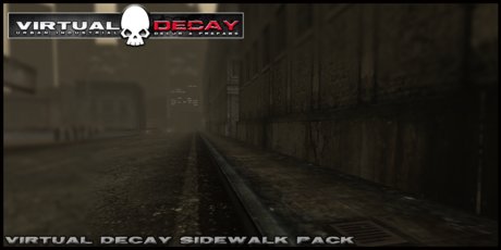 Second Life Marketplace - -Virtual Decay- The sidewalk pack 01 Ultra ...