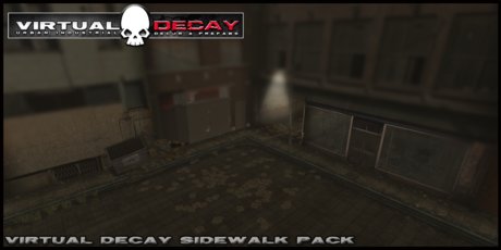 Second Life Marketplace - -Virtual Decay- The sidewalk pack 01 Ultra ...