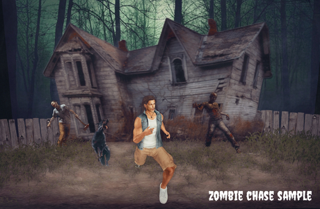 Second Life Marketplace - [WAG] Halloween Picture Box - Zombie Chase