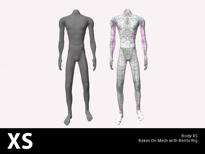 Second Life Marketplace - CP Body XS--Bento Bakes on Mesh