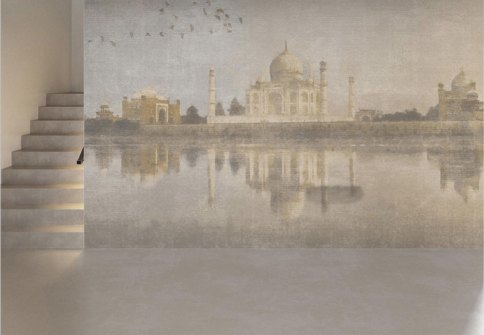 Second Life Marketplace - India's Taj Mahal Vintage Loft Wall texture ...