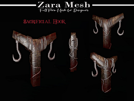 Second Life Marketplace - Zara Mesh - Horror - Sacrificial Hook - FULL ...