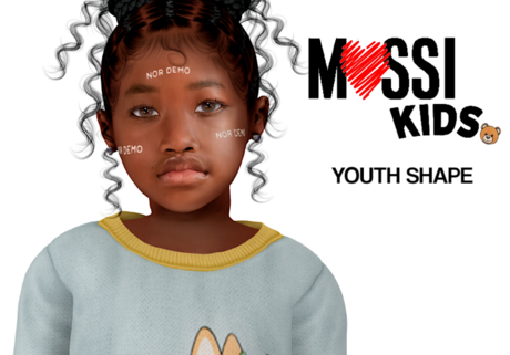 Second Life Marketplace - Mossi Kids-Karlise Shape(youth/genus babyface)