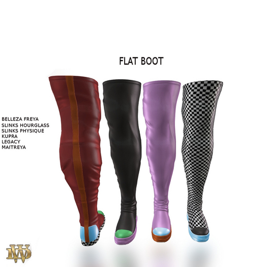 Second Life Marketplace - WAD DESIGNS FLAT BOOT