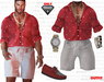 Second Life Marketplace - AESTHETIC_Pacha_Outfit_Top Red Dots & Short white