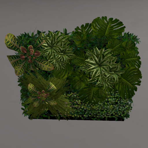 Second Life Marketplace - Tropical Plant Wall Decor
