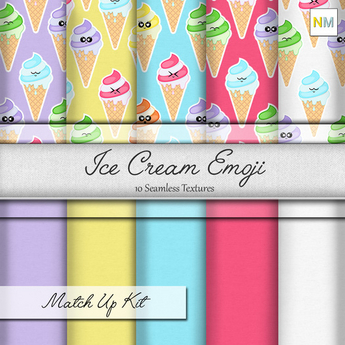 Second Life Marketplace - Kawaii Pastel MEGAPACK 12x10 Seamless ...