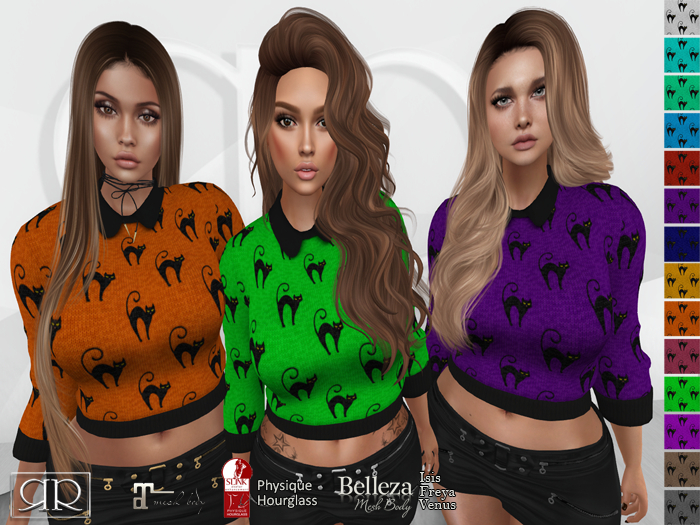 Second Life Marketplace - ..::RR::.. Cats Sweater