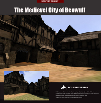 Second Life Marketplace - [Dolphin Designs] The Medievel City of Beowulf