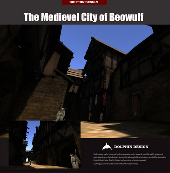 Second Life Marketplace - [Dolphin Designs] The Medievel City of Beowulf