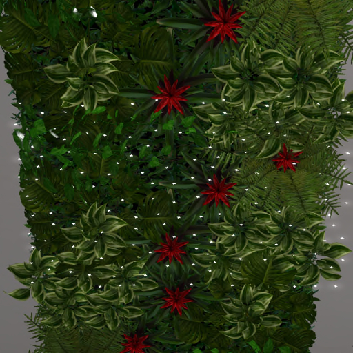 Second Life Marketplace - Lit Tropical Plant Wall Decor II
