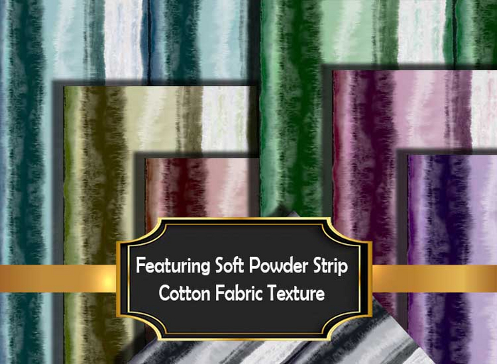 Second Life Marketplace - Featuring Soft Powder Strip Cotton fabric ...