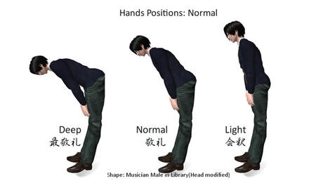 Second Life Marketplace - - May Sylphe - Japanese Bow Gestures for Male
