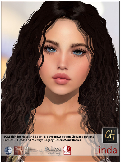 Second Life Marketplace - [DEMO][CHSkins] LINDA SKIN for Genus Project ...