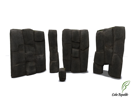 Second Life Marketplace - **New** Large Mesh Crag Kit