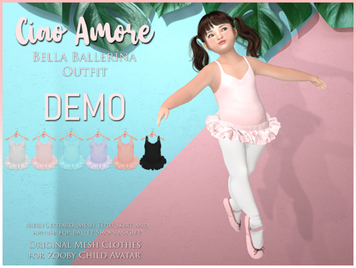 Second Life Marketplace - Ciao Amore! - Bella Ballerina DEMO