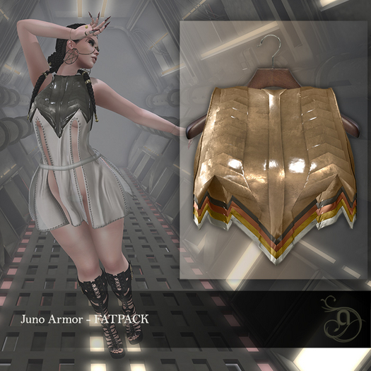 Second Life Marketplace - AtaMe - Juno Armor Fat Pack - Maitreya ...
