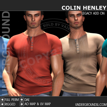 Second Life Marketplace - [UG MESH] COLIN HENLEY - LEGACY ADD ON - FULL ...