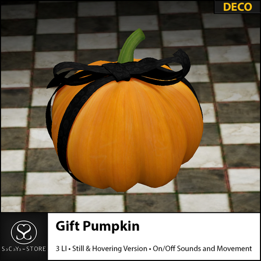 Second Life Marketplace - SaCaYa - Gift Pumpkin
