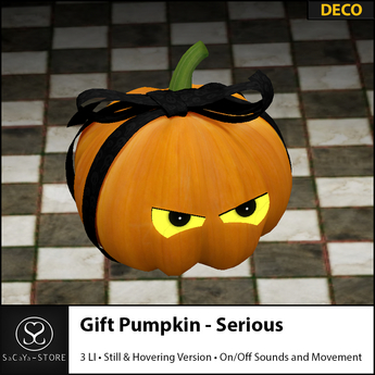 Second Life Marketplace - SaCaYa - Gift Pumpkin - Serious