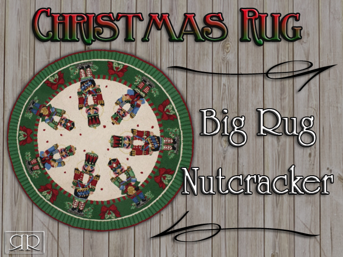 Second Life Marketplace - ..::RR::.. Christmas Nutcracker green Rug