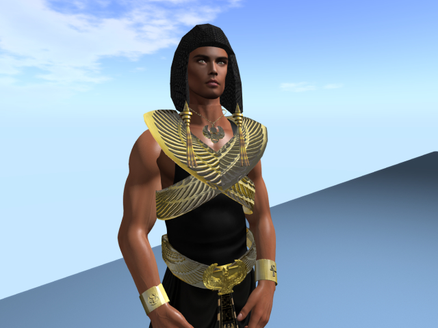 Second Life Marketplace - *Son of Winged Isis* Outfit - Black