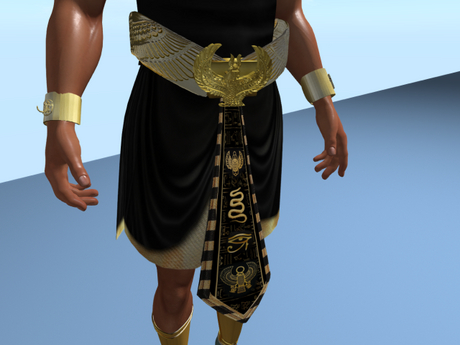 Second Life Marketplace - *Son of Winged Isis* Outfit - Black