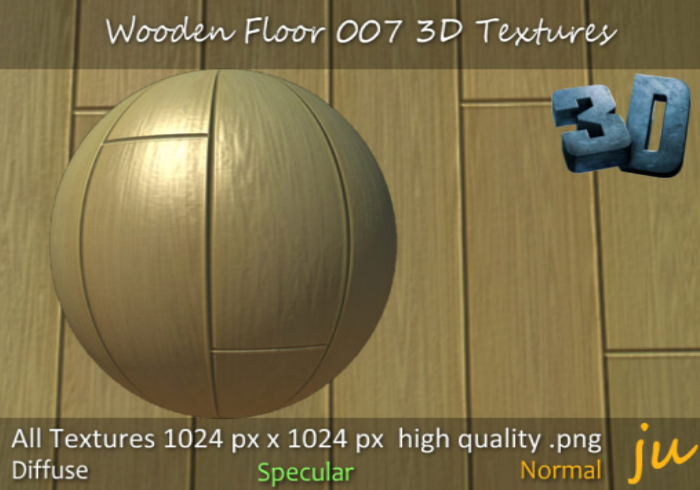 Second Life Marketplace - JU Wooden Floor 007-J 3D Textures Full Perm