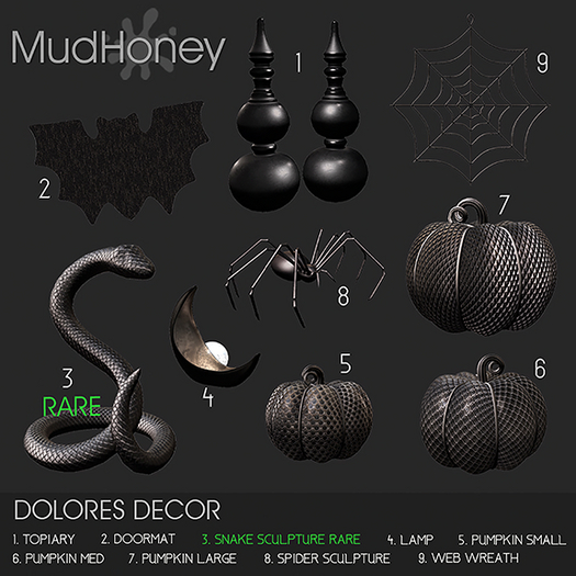Second Life Marketplace - MH Dolores (MudHoney) FULL SET W/RARE