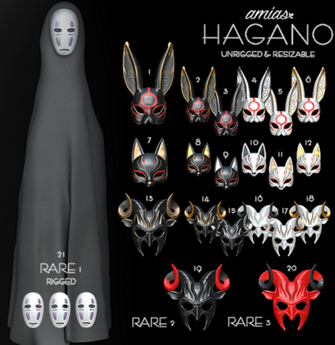 Second Life Marketplace - 21. amias - HAGANO faceless - !REZ ME! RARE