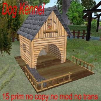Second Life Marketplace - hunde huette v1 boxed (Dog Kennel )