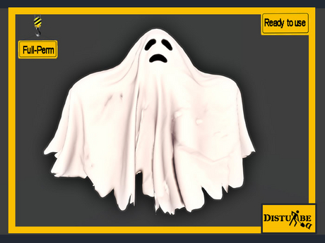 Second Life Marketplace - ::DisturbeD:: Halloween - Bedsheet Ghost ...
