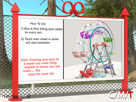 Second Life Marketplace - "Killer's" Ferris Wheel (Animated)