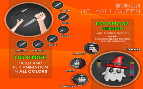 Second Life Marketplace - 9. SINCHIxLolla UG Ghost Animesh UG Ghost ...