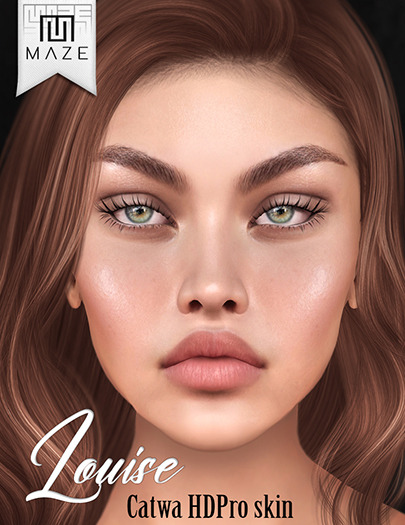 Second Life Marketplace - MAZE - Louise skin for Catwa HDPro - Tone 03