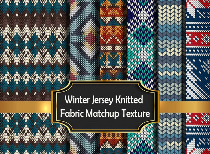 Second Life Marketplace - Winter Jersey Knitted Fabric Matchup texture ...