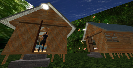 Second Life Marketplace - rustic camp bunkhouse boys and girls 46Li each