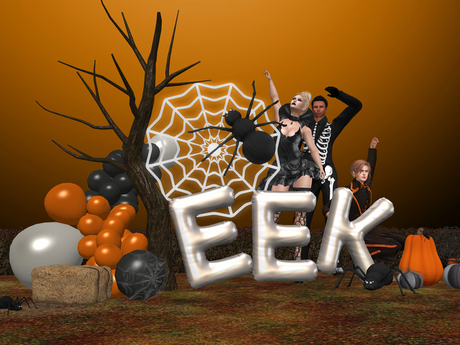 Second Life Marketplace - EEK Decor SET [With Poses] - Halloween