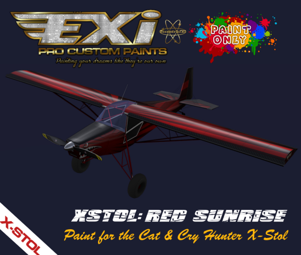 Second Life Marketplace - EXiPro Paint Hunter X-Stol Red Sunrise