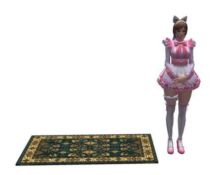Second Life Marketplace - Welcome mat Maid - #4 Single Maid Pink