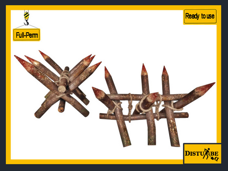 Second Life Marketplace - ::DisturbeD:: Halloween Props - Bloody Wooden ...