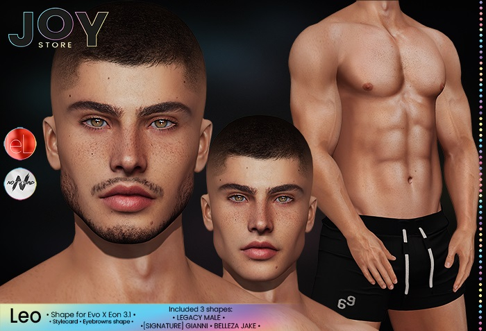 Second Life Marketplace - JOY - Leo shape for Lelutka Evo X Eon 3.1{Add}