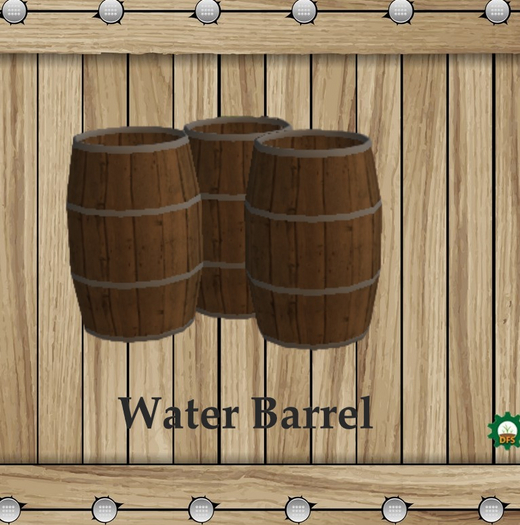 Second Life Marketplace - Water Barrel (Only texture)