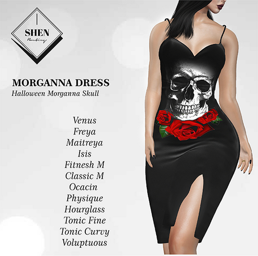 Second Life Marketplace - .::SHEN::. Halloween Morganna Skull