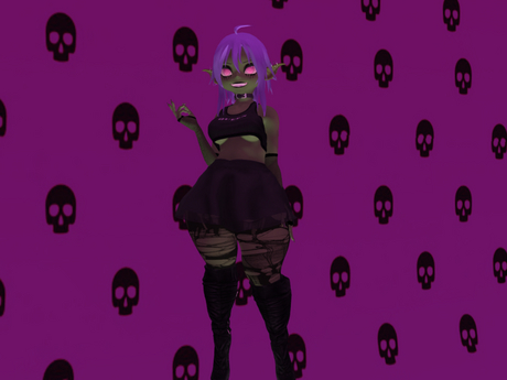 Second Life Marketplace - Goth imp shape+extras [retired]