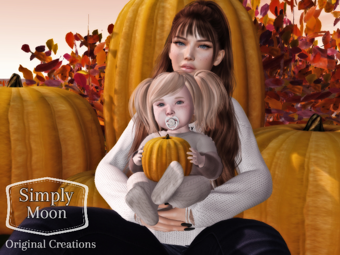 Second Life Marketplace - Simply Moon - Pumpkin Picking Pose (Props ...