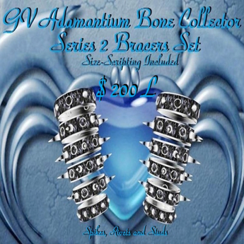 Second Life Marketplace - GV Adamantium Bracers for Bone Collector ...