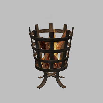 Second Life Marketplace - Ancient Medieval Brazier (full perms)