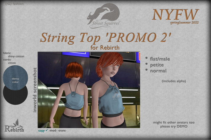 Second Life Marketplace - {IG} fashion - String Top - PROMO2 - Rebirth ...